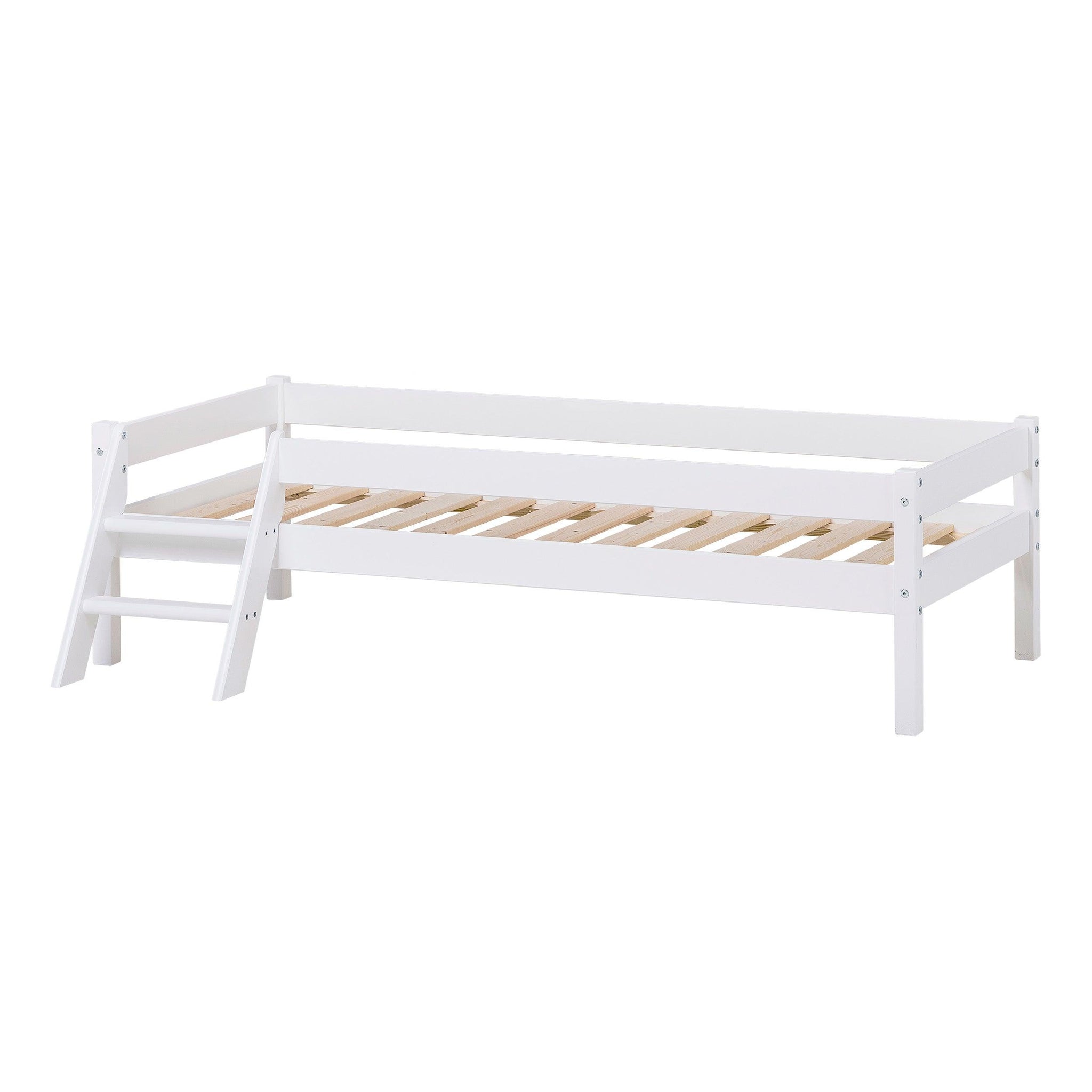 Junior bed 70x160 cm, with ladder, 3 colors